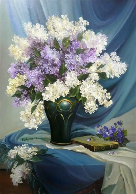 Poem Cu Flori De Liliac Tablou De Anca Bulgaru