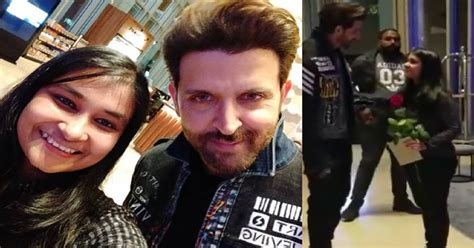 Video A Fan Ted A Rose And A Personal Note To Hrithik Roshan His