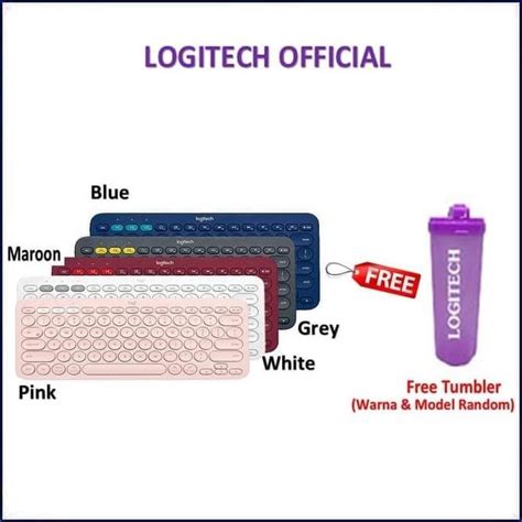 Jual Logitech K380 Multi Device Bluetooth Keyboard Shopee Indonesia