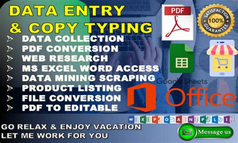 Do Ms Excel Data Entry Data Analysis Web Scraping By Leadexpert0011