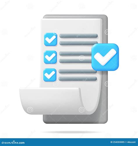 D Paper Clipboard Holder With Checklist Symbol Stock Vector Illustration Of Symbol Report