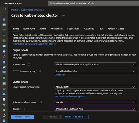 running your first application on azure kubernetes services