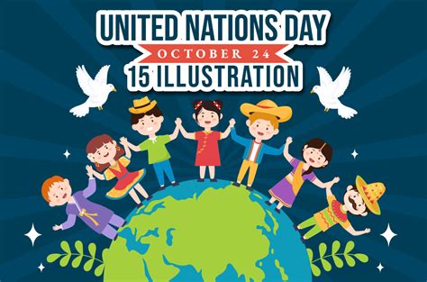15 United Nations Day Illustration Graphic By Denayunecf · Creative Fabrica