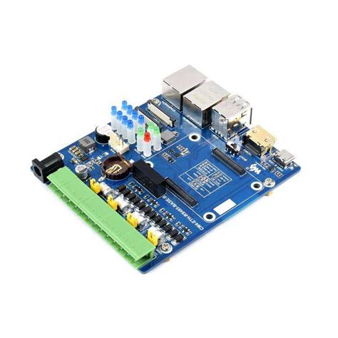 Waveshare Dual Eth Quad Rs485 Base Board B For Raspberry Pi Compute