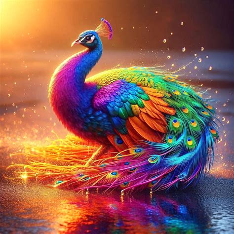 Download Ai Generated Peacock Feathers Royalty Free Stock Illustration Image Pixabay