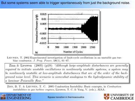 Ppt Bypass Transition In Thermoacoustics Triggering Powerpoint