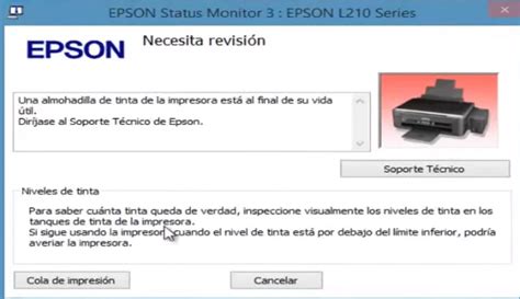 Como Resetear Almohadillas Impresora Epson L210 Codigos Informaticos