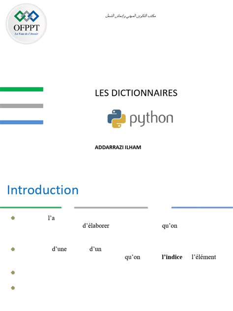 Dictionnaires En Python Guide Complet Pdf Génie Logiciel