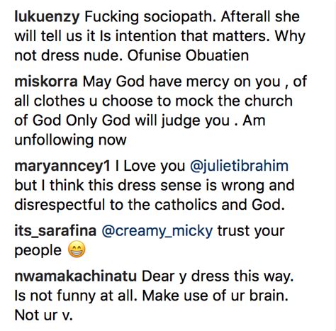 Juliet Ibrahim Transforms Into A Sexy Catholic Nun Fans Reacts