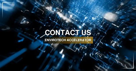 Contact Envirotech Accelerator Envirotech Accelerator Inquiry