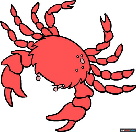 How To Draw Crab In Pencil