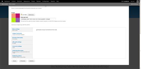 Unique Comments
