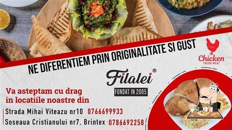 Menu At Filalei Original Mihai Viteazul șef Vasile Brașov
