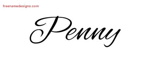 Cursive Name Tattoo Designs Penny Download Free Free Name Designs