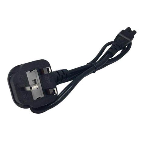 StarTech UK Laptop Power Cord Slot For UK BS To C Clover Leaf Power Cable M
