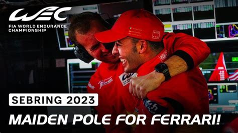 Fabio Benassi On Linkedin Maiden Pole For The Ferrari 499p And Antonio