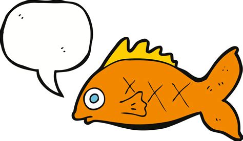 Peixe De Desenho Animado Com Balão 45019307 Png