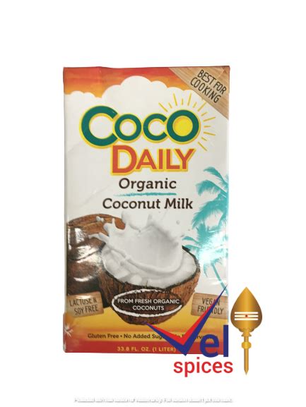 Buy Coco Daily Organic Coconut Milk 1l Online Melbourne Velspices