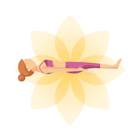 Corpse Pose Stock Illustrations 297 Corpse Pose Stock Illustrations