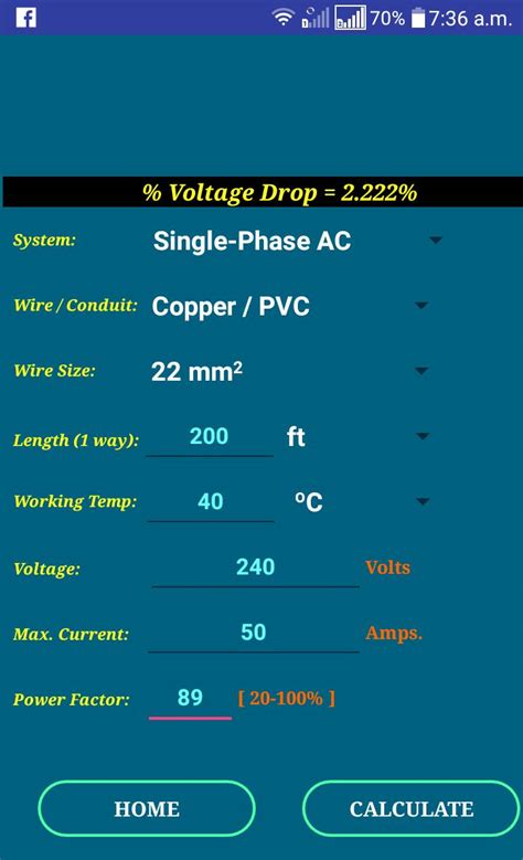 Pec Wire Size Calculator Free Based On Philippine Electrical Code