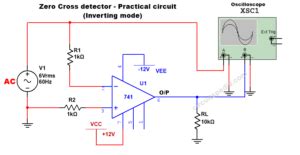 What Is Zero Crossing Detector Zero Cross Detector Using Op