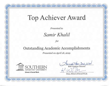 Certificates And Awards Samir Khalil