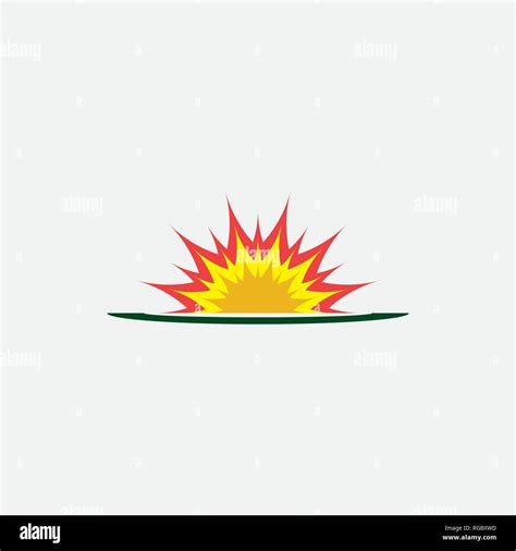 Explosion Icon Fire Symbol Design Element Vector Stock Vector Image