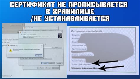 Сертификат не Устанавливается в Хранилище - YouTube