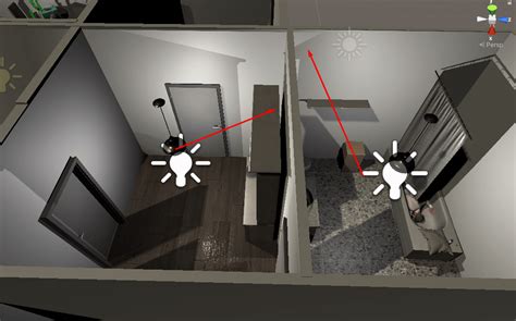 point light shadows through walls r unity3d