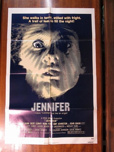Yahooオークション Ob080us版1sh 映画ポスター【 Jennifer 】（ジ