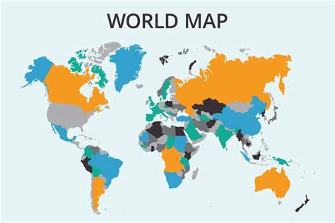 world map design 11937507 vector art at vecteezy