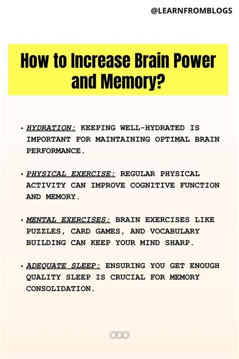 How To Increase Brain Power And Memory Em 2024
