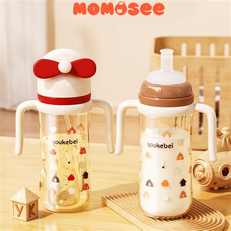 Jual Momosee 3in1 Botol Susu Wide Neck Pp Botol Susu Bpa Free Training