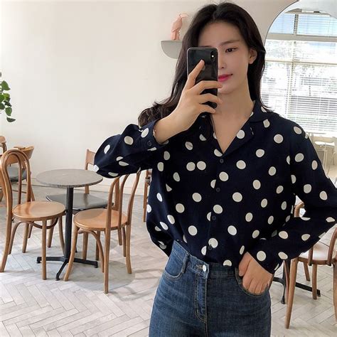 Mika Dot Blouse The Best In Korean And Global Fashion
