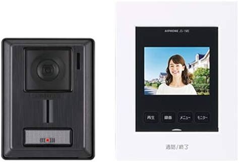 仕入れ アイホン ドアホン インターホン カメラ付き玄関子機 モニター付き親機 Ac電源プラグ式 録画機能あり For Jp
