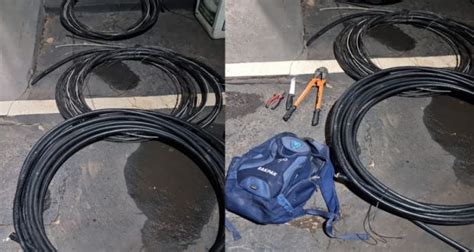 GM prende ladrão de fios Comando VP