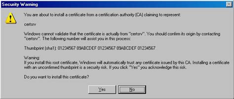 Geeky Bob Iis Setting Up Ssl Appendix B Obtaining A Root Certificate From Windows Server