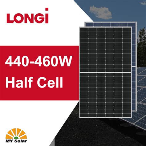 Longi Lr4 72hbd 440W 445W 450W 455W 460W 144 Cells Bifacial Solar Panel