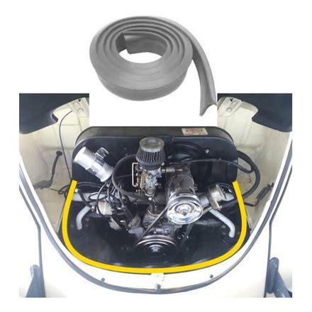 Borracha Guarda Po Curva Larga Motor Fusca Brasilia Shopee Brasil