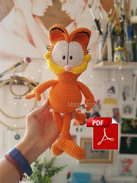 Patrón Garfield Amigurumi Pdf Etsy