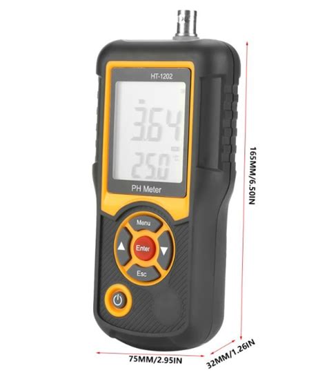 Ph Temp Meter Millivolt Tester Monitor Lcd Measure Instrument Water Te