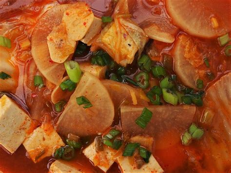 Tofu And Kimchi Jiggae The Weathered Grey Table