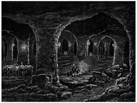 Vintage Graph Of The Triassic Formation In Wieliczka Salt Ancient Underground Picture Png