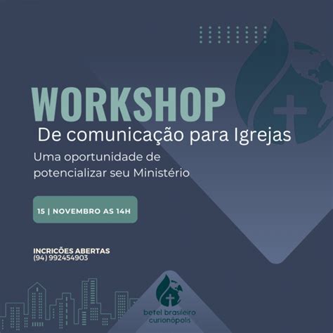 Workshop De Comunicação Para Igrejas Em Curionópolis Sympla