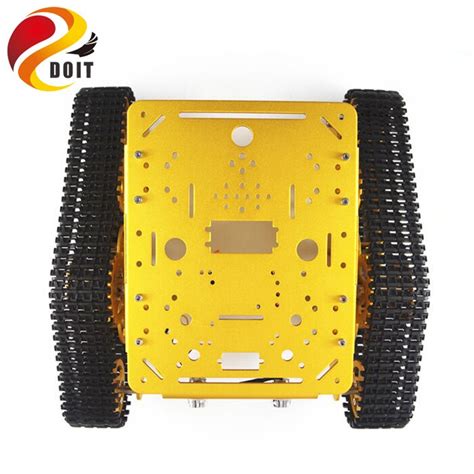 Doit T300 Rc Metal Robot Tank Car Chassis Crawler For Arduino Tracked