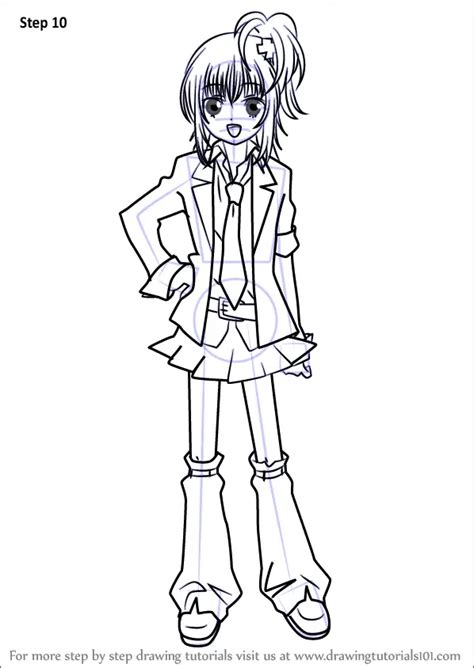 Step By Step How To Draw Amu Hinamori From Shugo Chara