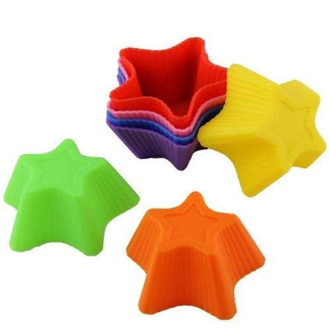 Aarchis Shoppe Silicone Cupcake Moulds Bakeware Muffin Bread Cake Six