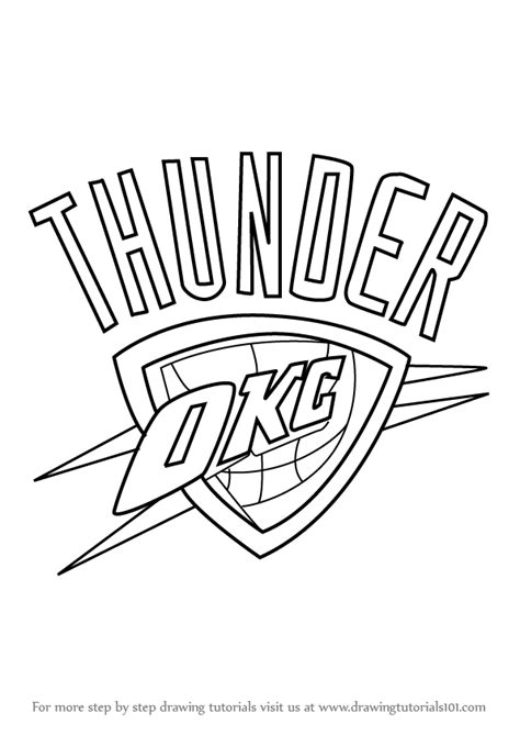 Okc Thunder Coloring Page Coloring Pages