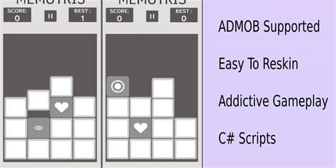 Memory Style Tetris Unity Complete Game Template By Quochieuforwork Codester