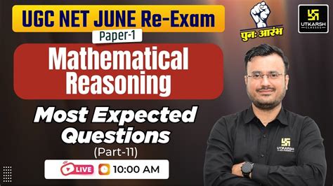 Ugc Net June Re Exam Mathematical Reasoning Most Expected Questions